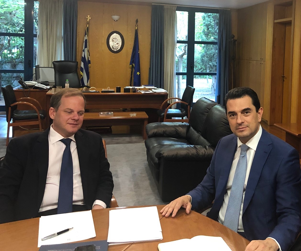 Συνάντηση Σκρέκα με Καραμανλή για το βόρειο τμήμα του Ε-65