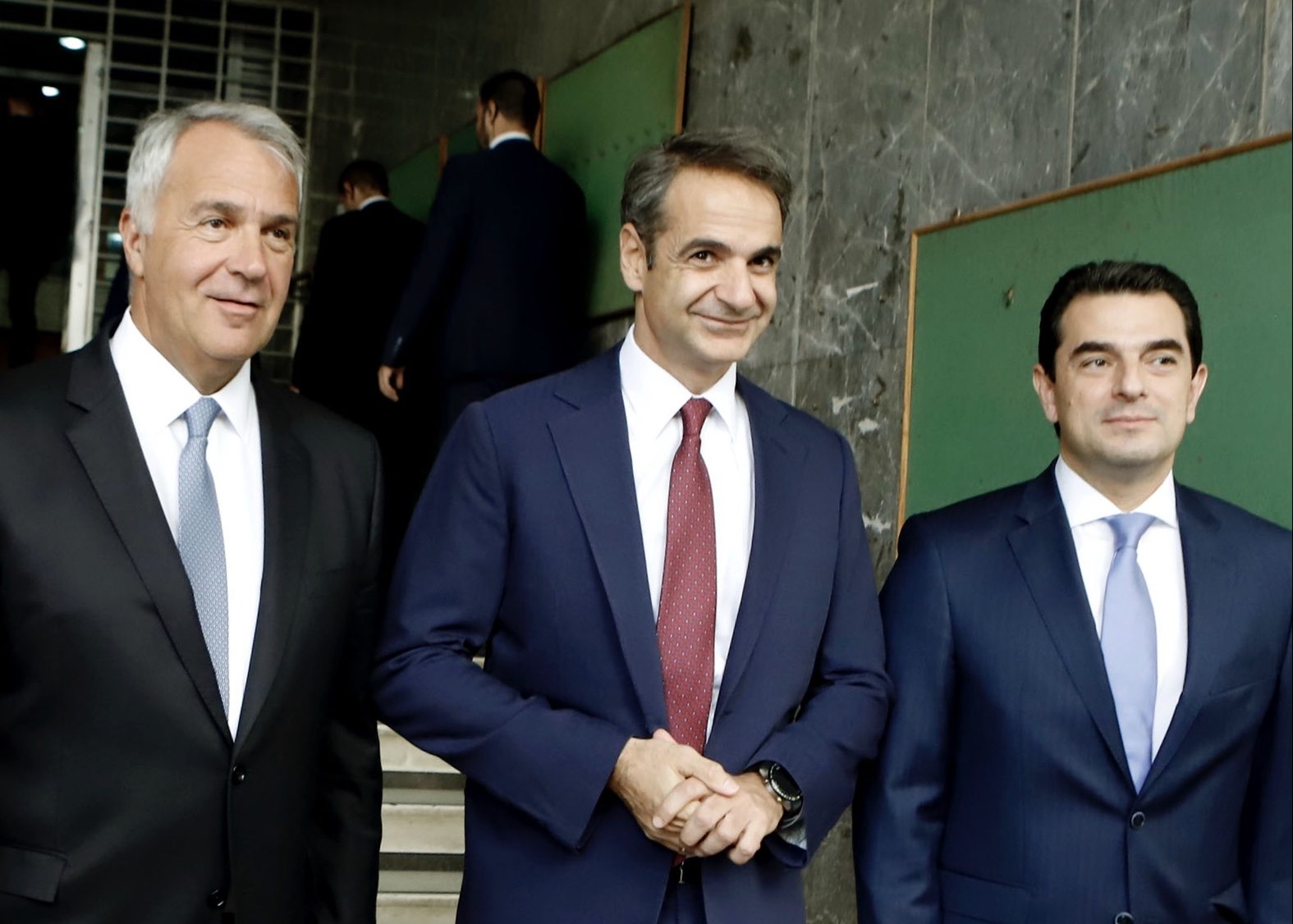 Σκρέκας - Βορίδης ενημέρωσαν τον Πρωθυπουργό κ. Μητσοτάκη στο ΥΠΑΑ
