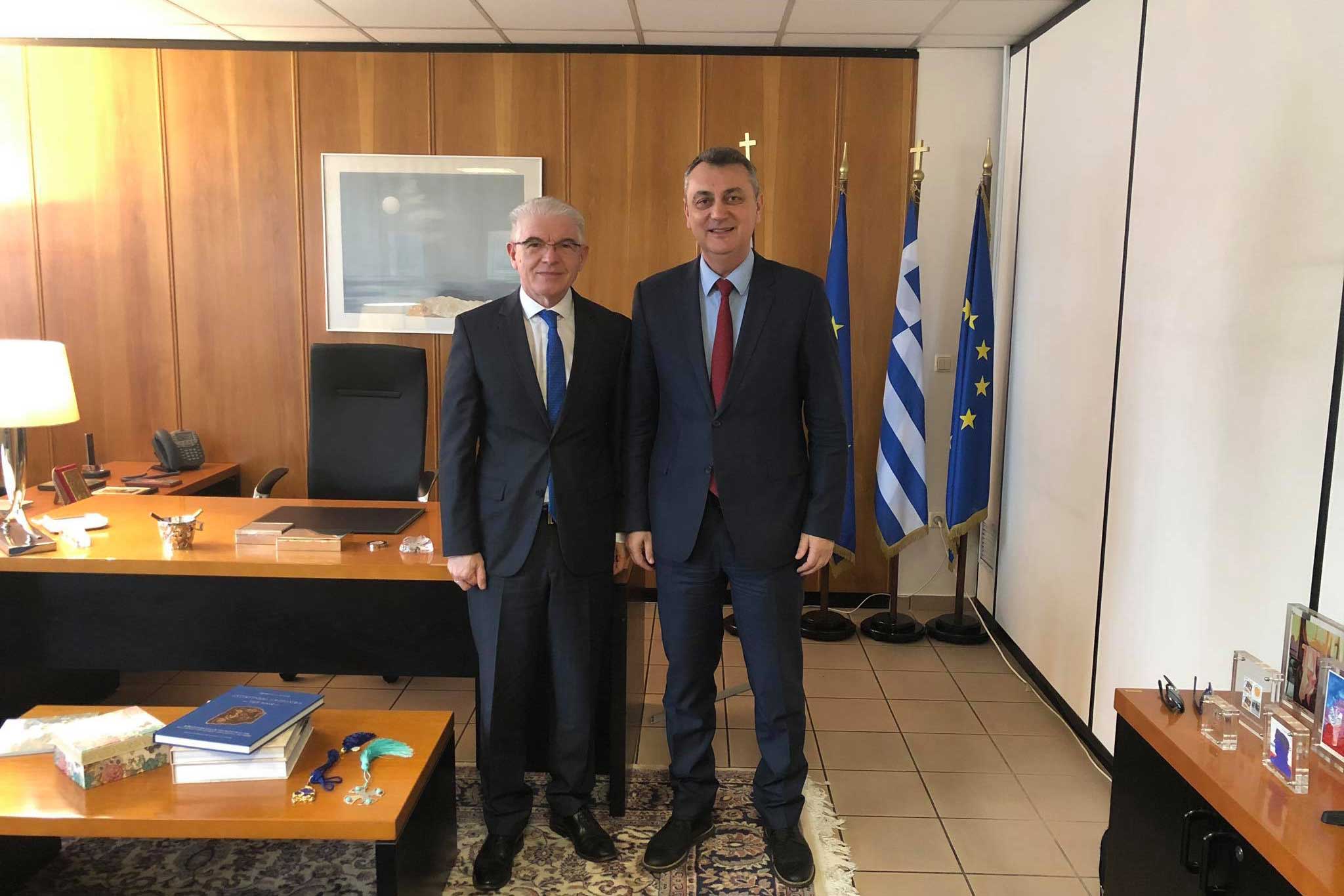 Συνάντηση του βουλευτή Γ. Κωτσού με τον Πρόεδρο του ΕΛΓΑ Α. Λυκουρέντζο