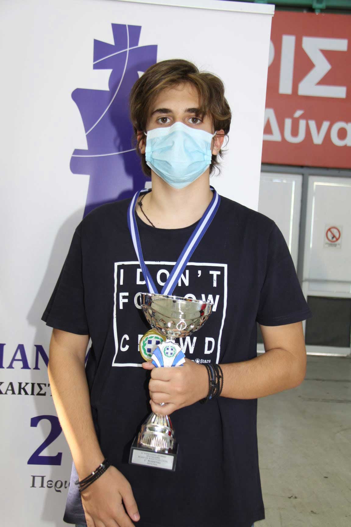 ΠΡΩΤΑΘΛΗΤΗΣ ΕΛΛΑΔΑΣ ΣΤΟ ΜΑΘΗΤΙΚΟ ΣΚΑΚΙ Ο ΒΟΛΙΩΤΗΣ ΚΩΝ/ΝΟΣ ΤΣΑΡΣΙΤΑΛΙΔΗΣ