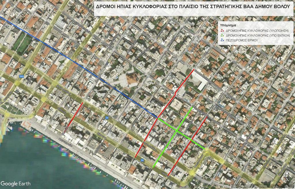 Δρόμοι ήπιας κυκλοφορίας οι Γαμβέτα και Ερμού στο Βόλο