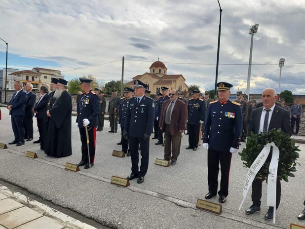 Τιμάται στα Τρίκαλα η Ημέρα των Ένοπλων Δυνάμεων