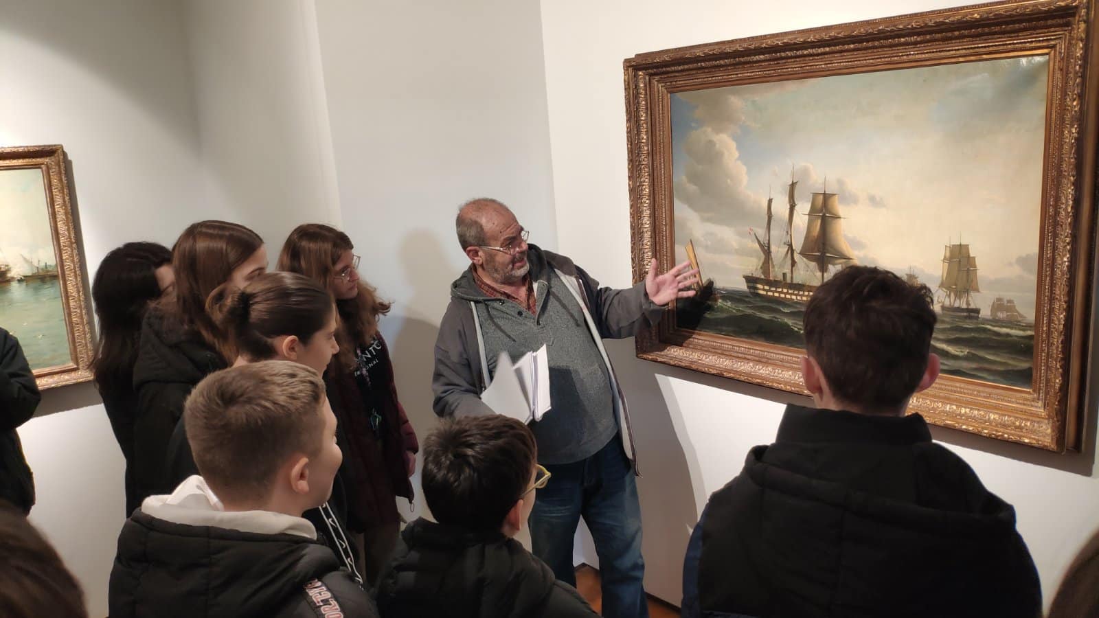 Επίσκεψη μαθητών του 5ου Γυμνασίου Τρικάλων στην Έκθεση: «ΖΩΓΡΑΦΙΚΗΣ ...